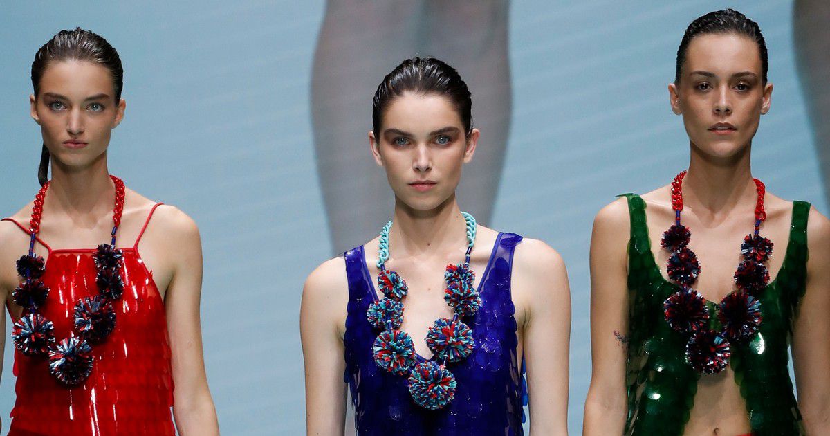 To so najlepše kreacije z modne revije Emporio Armani - Elle.si