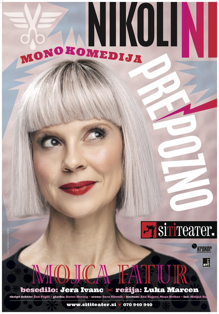 Nasmejte se do solz z Mojco Fatur v novi monokomediji 'NIKOLI NI ...
