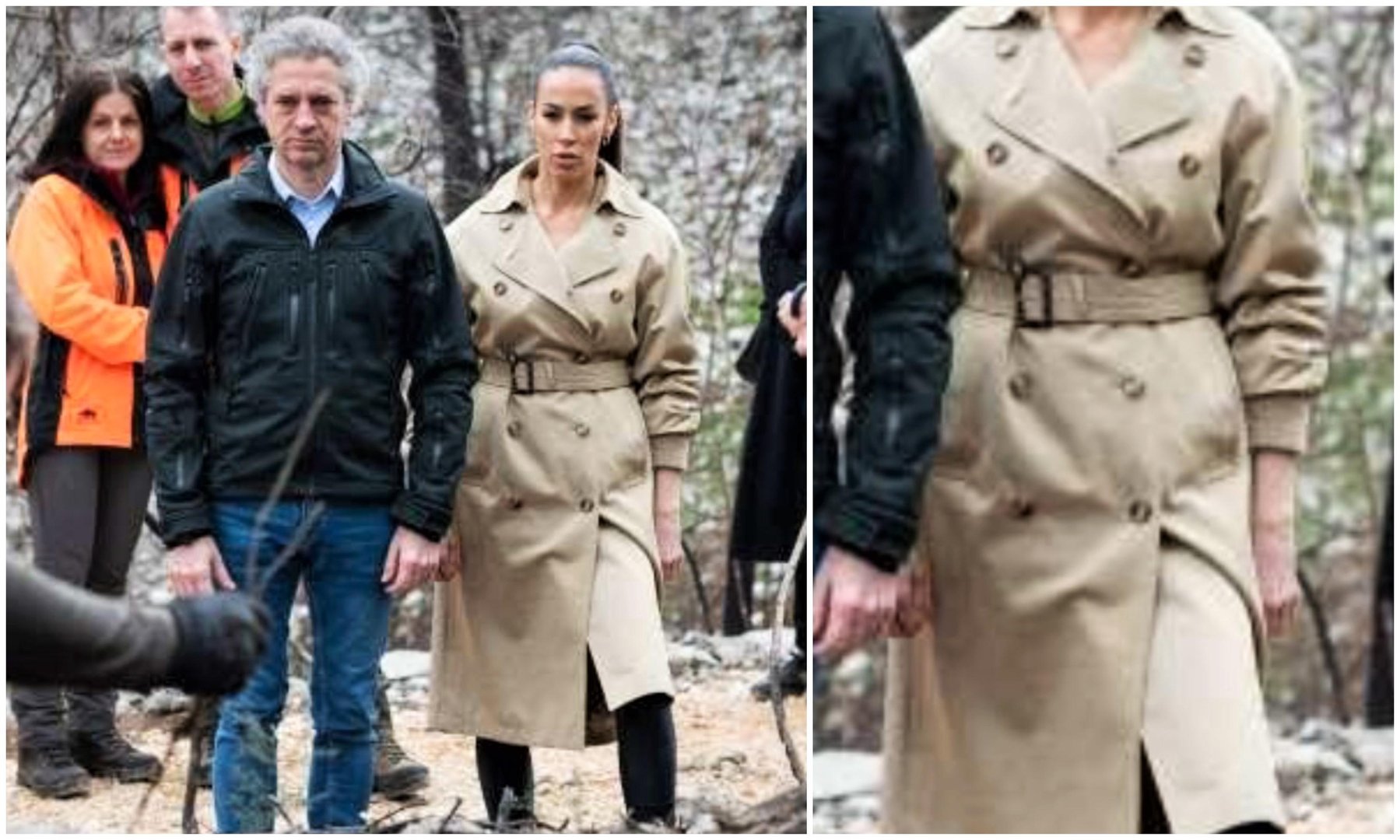 Toliko stane prestižni plašč, ki ga je Tina Gaber nosila na zadnjem ...